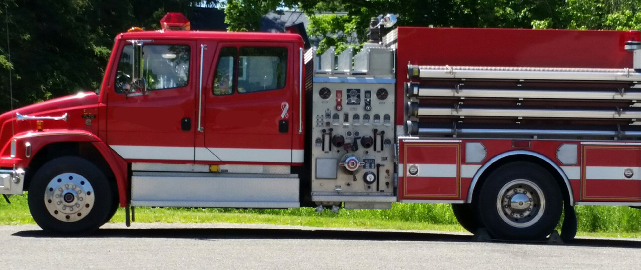 1994 1000 GPM pumper w 1000 gallon tank - Adirondack Fire Equipment website