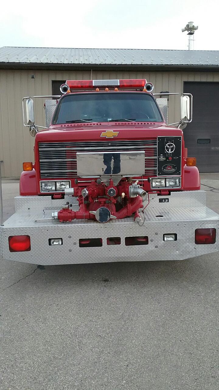 1985 Chevy Kodiak 2500 gallon tanker - Adirondack Fire Equipment website