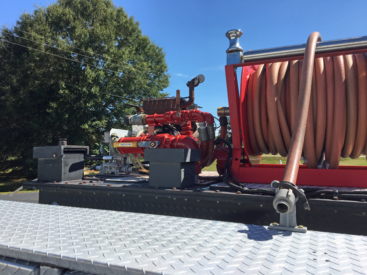 2007 mini pumper on Ford F-450 - Adirondack Fire Equipment website
