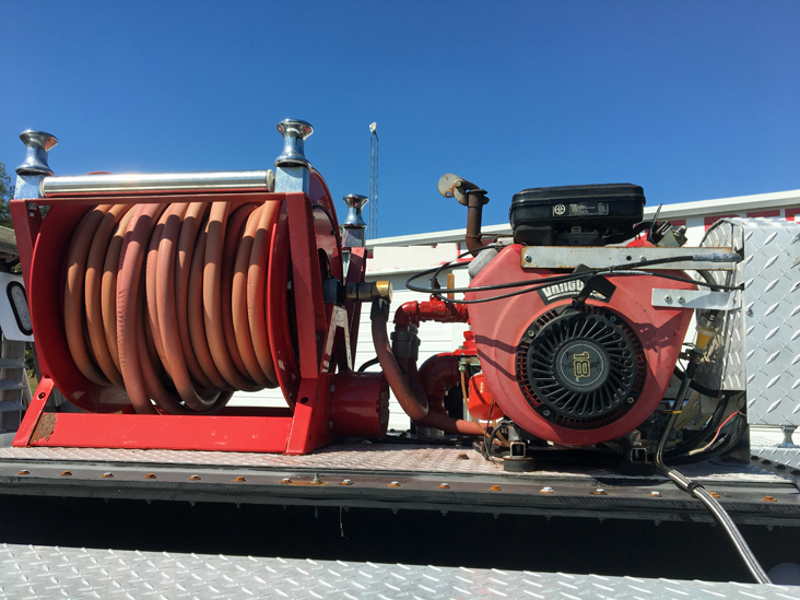 2007 mini pumper on Ford F-450 - Adirondack Fire Equipment website
