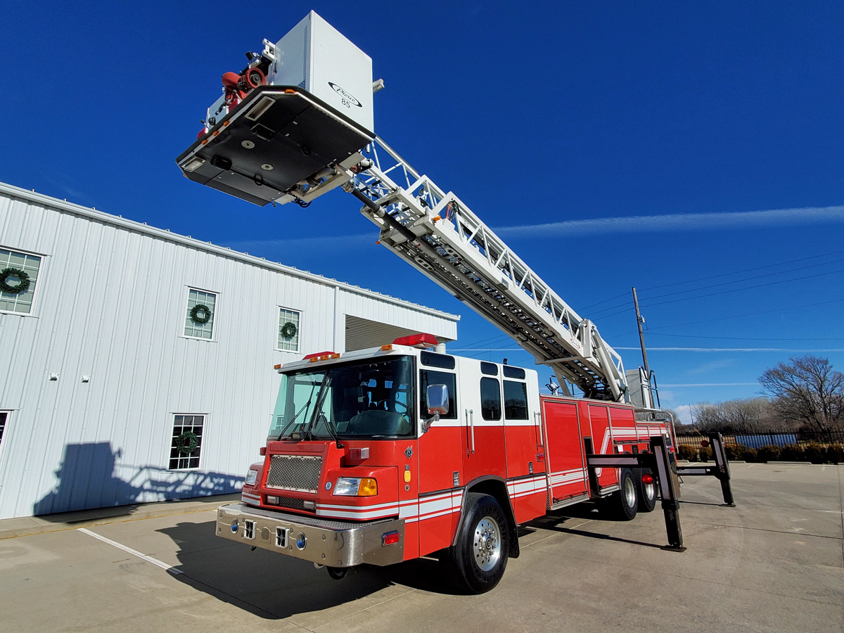 1999 Pierce 85 ft aerial platform -clean and ready ! - Adirondack Fire ...