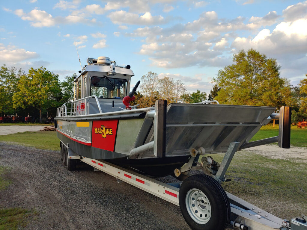 Scullville fire boat - Adirondack Fire Equipment website