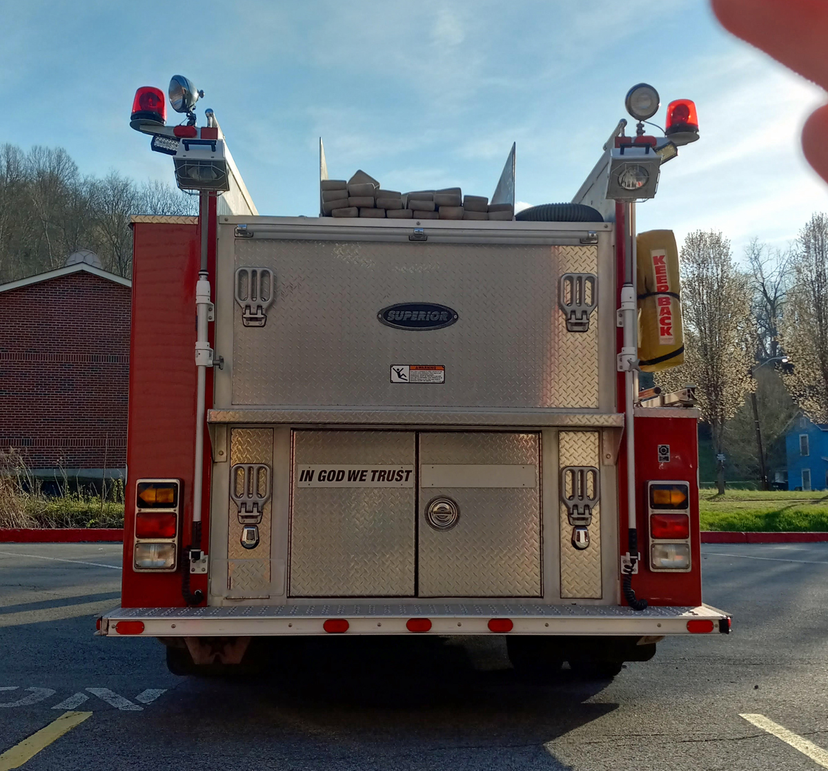 Compact 2001 Freightliner/ Superior Fire Apparatus 1000 GPM pumper ...